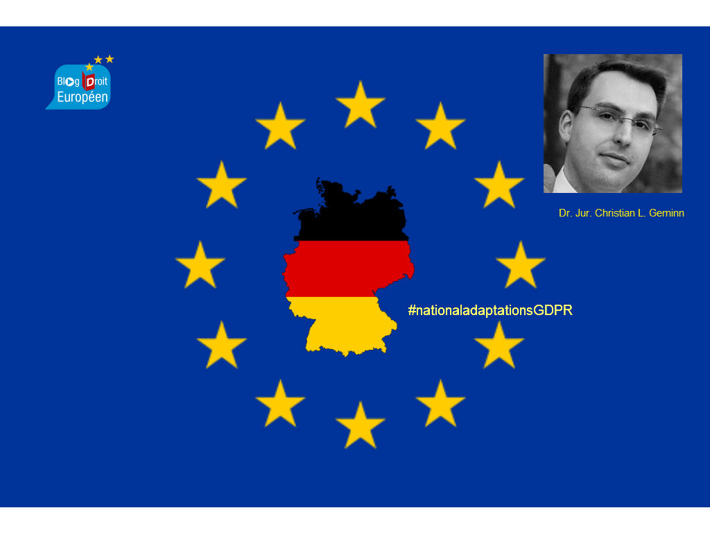 The new Federal Data Protection Act, implementation of the GDPR in ...